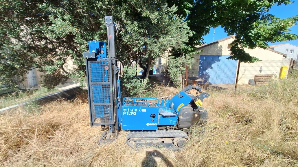 Intervention pour une étude de sol à Vedène (84) Vaucluse - BETB